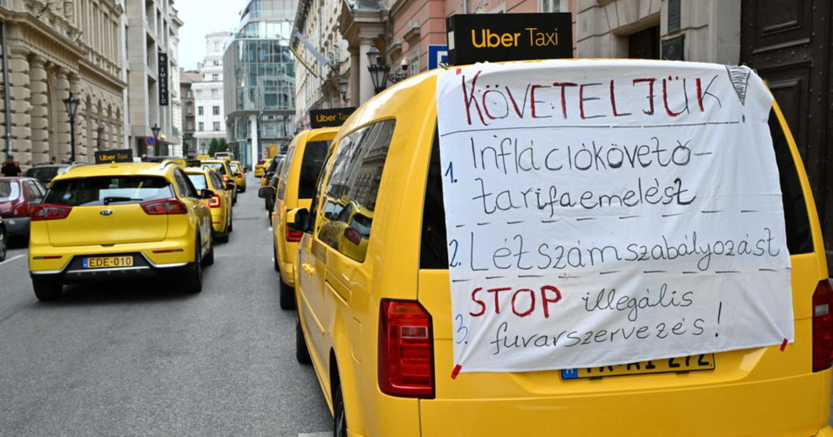 Taxis demonstráció Budapesten | Demokrata