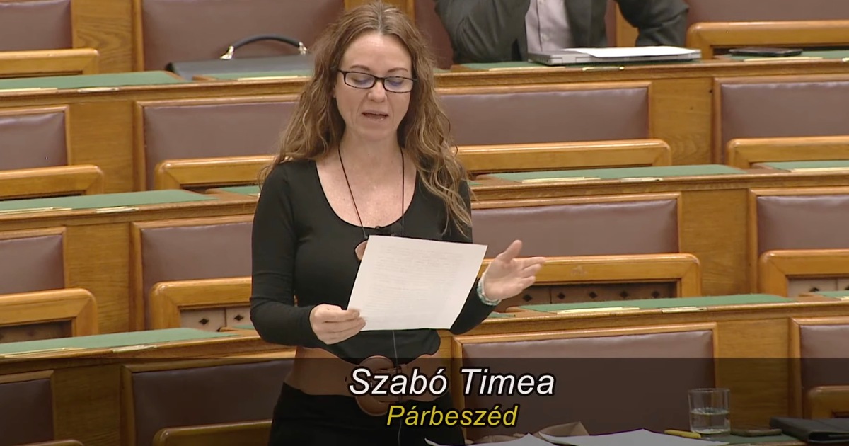 Orbán Balázs: Szabó Tímea elmulasztotta képviselői kötelezettségét | Demokrata